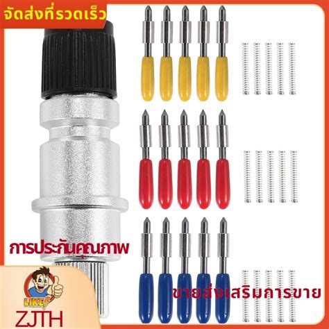 16 ชิ้น 30 45 60 องศา Graphtec Cb15 Cb15u ใบมีดเครื่องตัดไวนิล Graphtec Cb15 Cb15u ผู้ถือใบมีด