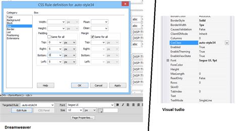 Net Set Padding For Textbox Control In Aspnet Stack Overflow