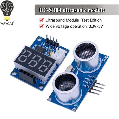 Hc Sr04 Hcsr04 To World Ultrasonic Wave Detector Ranging Module Hc Sr04