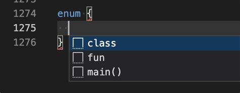 Class Snippet Shows Up Inside Enum Definitions Issue Dart Code Dart Code GitHub