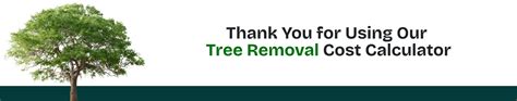 Tree Removal Cost Calculator Template Stylish Cost Calculator