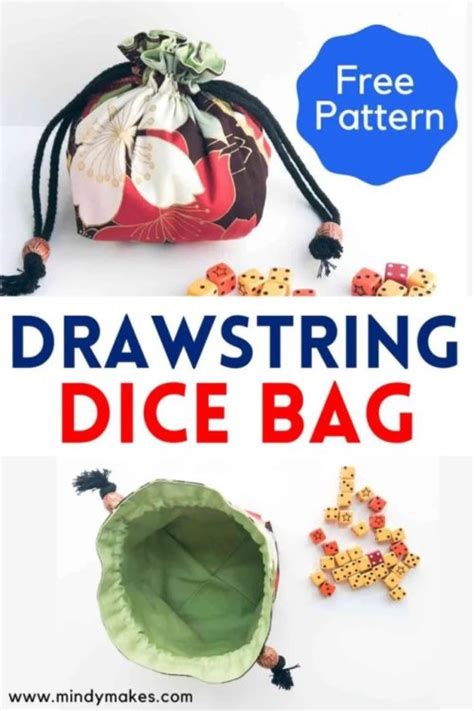 Flat Bottomed Drawstring Bag FREE Sewing Pattern Sew Modern Bags