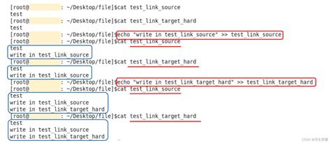 【linux】文件间的连接（硬链接 软链接） linux link target csdn博客
