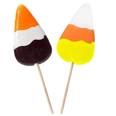 Bee International Halloween Jumbo Candy Corn Lollipops 12 Piece