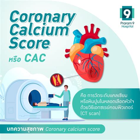 Coronary Calcium Score ช่วยประเมินการเกิดโรคหลอดเลือดหัวใจตีบ