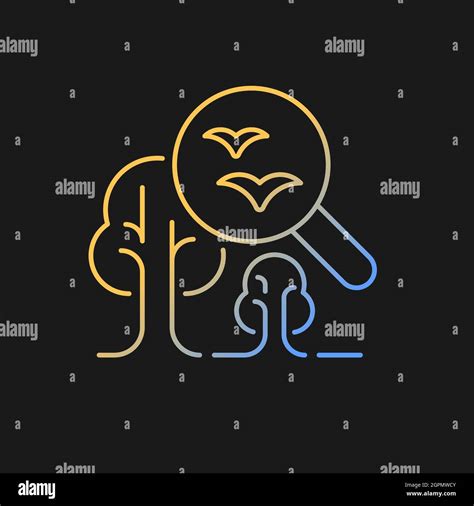Environmental Science Gradient Vector Icon For Dark Theme Stock Vector Image And Art Alamy
