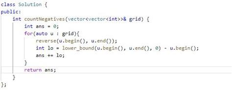 Biplob Dash On Linkedin Leetcode Problem 1351 Count Negative Numbers