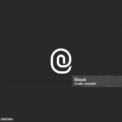 Ikon Huruf O Simbol Labirin Monogram Modern Kartu Nama Hitam Dan Putih