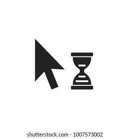 Loading Cursor Pointer Icon Vector Stock Vector Royalty Free Shutterstock