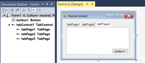 C Share A Button With Multiple Pages In A Tab Control In Windows Forms Stack Overflow