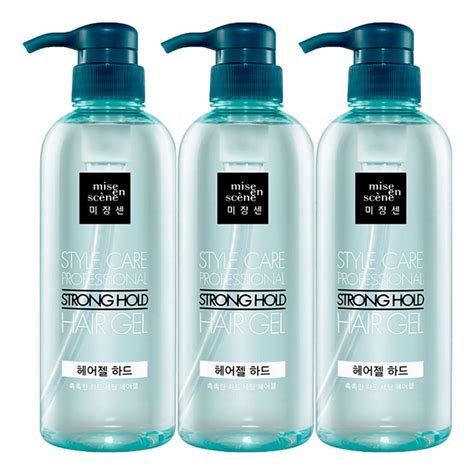 미쟝센 스타일케어 스트롱 헤어젤하드 500ml X 3개 홈플러스 택배배송