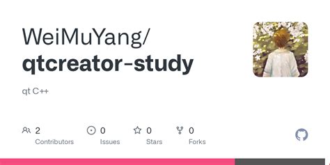 GitHub WeiMuYang Qtcreator Study Qt C