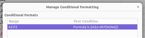 Peculiarity Of Conditional Formatting English Ask Libreoffice