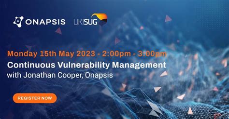 Onapsis On Linkedin Continuous Vulnerability Management 15 05 23 Sap User Group Webinar