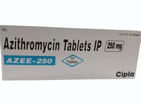 Azee 250mg Tab Azithromycin Tablets At ₹ 130strip Of 10 Tablets In