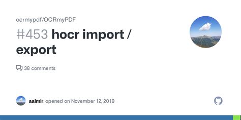 hocr import export · issue 453 · ocrmypdf ocrmypdf · github