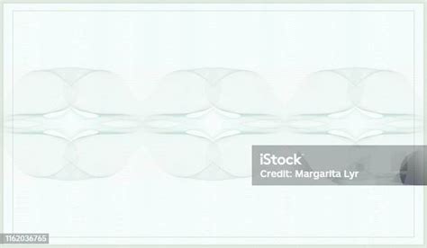 밝은 회색 청록색 둥근 기요슈 추상 라인 아트 패턴입니다 벡터 워터마크 흰색 배경입니다 인증서 통화 은행 수표 쿠폰 바우처 티켓에 대한 배경 디자인 Eps10 일러스트