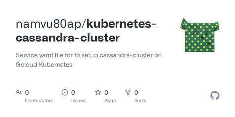 Github Namvu80apkubernetes Cassandra Cluster Service Yaml File For
