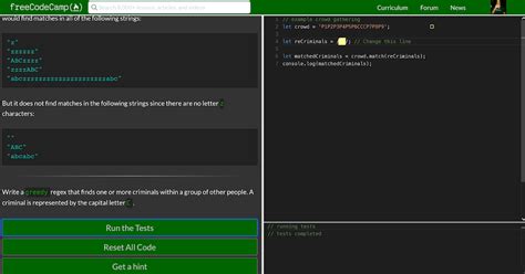 Just A Few Things Regular Expressions Find One Or More Criminals In