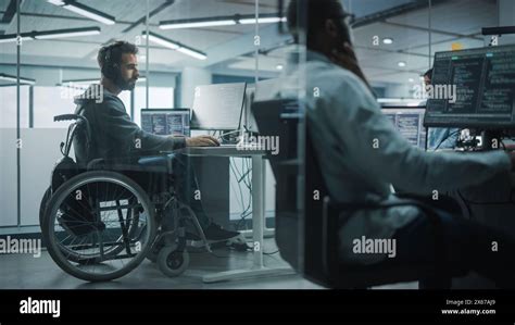 Disability Friendly Office Amazing It Programmer With Disability In A