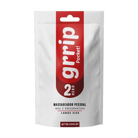 Grrip Pocket 2 Hero Masturbador Masculino Super Flexível Com Textura De Nódulos Central