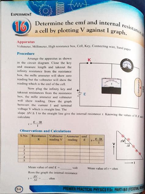 Most Important Experiment Class 12 Pdf Voltage Electrical Resistance And Conductance
