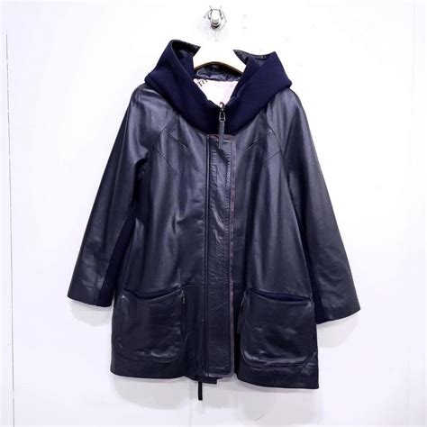 이태리 거의새거 양가죽 에이라인 후드가죽 자켓 55 헬로마켓