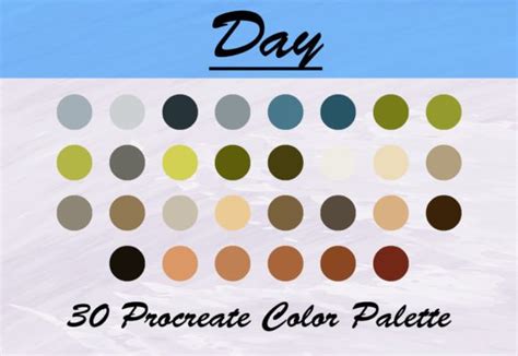 Day Color Palette Graphic By Tivecreate · Creative Fabrica