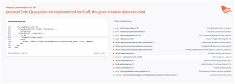 Problem Fixingquerying Protocol Ectoqueryable Not Implemented