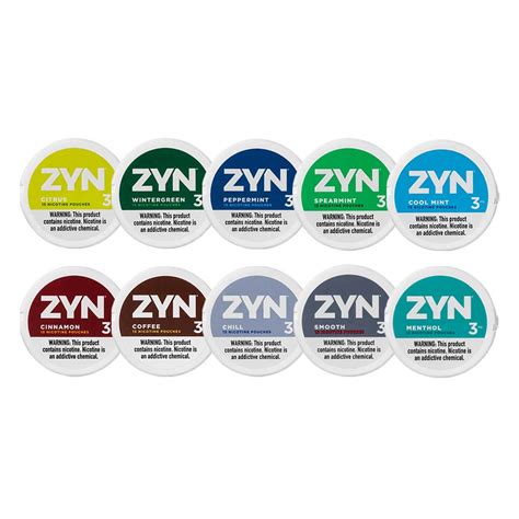 Zyn Pouches Premium Flavor Selection At Canpouches