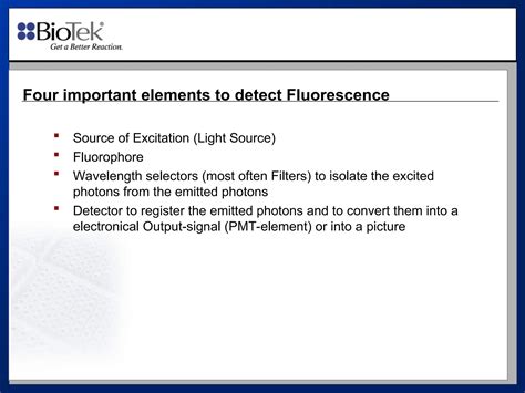 Reading Fluorescence With A Microplate Reader Ppt