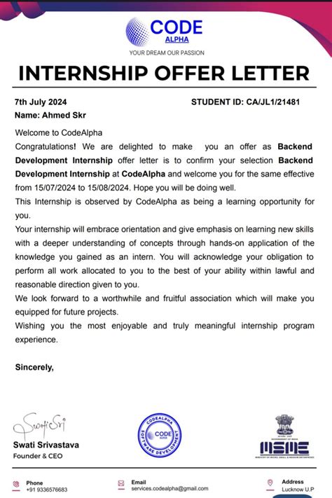 Ahmad Hamdy On Linkedin Codealpha Internship Webdevelopment