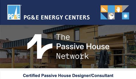 Certified Passive House Designerconsultant Training “pacific Chpd