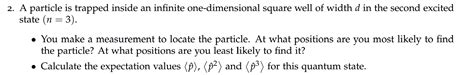 solved a particle is trapped inside an infinite