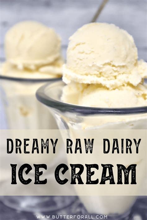 Dreamy Raw Dairy Ice Cream Only 4 Ingredients Refined Sugar Free Or