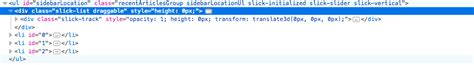 Javascript Slick Slider Not Working On Dynamically Generated Li