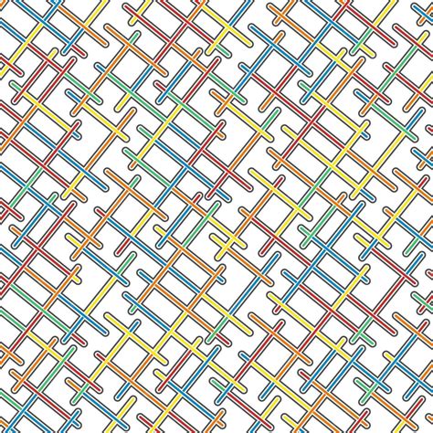 Premium Vector Seamless Color Abstract Pattern Of Multicolored Lines Illustration For Texture