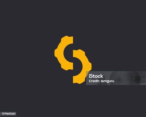 S 편지 서비스 기어 로고 아이콘 디자인 추상 현대 미니멀 스타일 일러스트 수리 톱니 바퀴 벡터 엠블럼 기호 기호 마크 로고 타입 테크놀로지에 대한 스톡 벡터 아트 및 기타