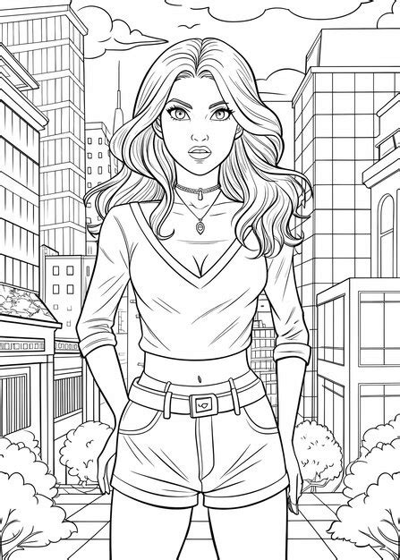 Urban Style Coloring Page Images Free Download On Freepik