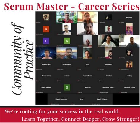 scrummaster metrics agile community continuouslearning anand