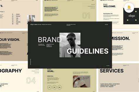 Brand Guidelines Powerpoint Template Aquaartificer Medium
