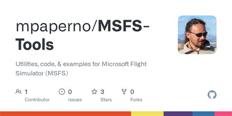 GitHub Mpaperno MSFS Tools Utilities Code Examples For Microsoft Flight Simulator MSFS