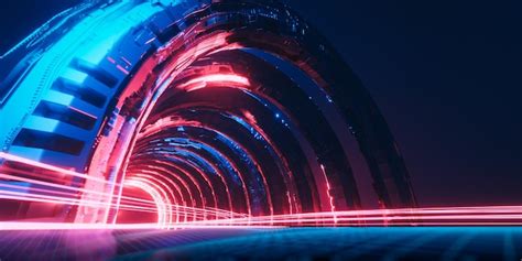Premium Photo 3d Rendering Abstract Technology Background