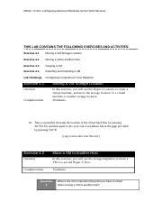 70412 Lab24 Docx MOAC 70 412 Configuring Advanced Windows Server 2012 Services THIS LAB