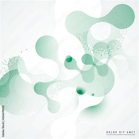 Beautiful Structure Dna Molecules Line Art Pattern With Connect Dot Line For Concept Design