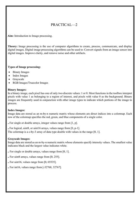 matlab practical 2 pdf