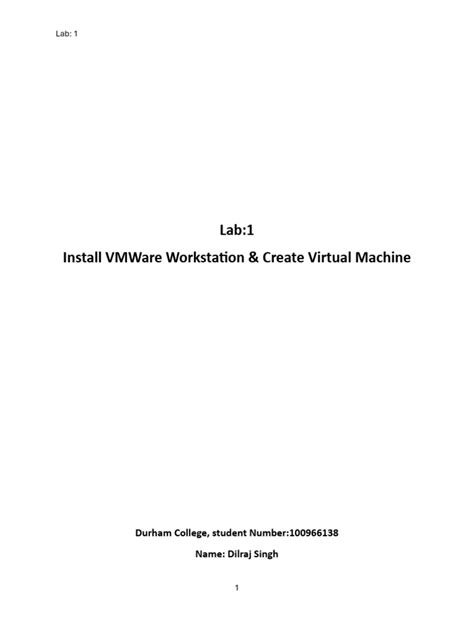 lab pdf virtual machine windows 10