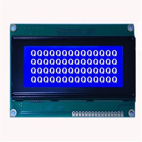 China Customized Blue Background Character LCD Display Suppliers Factory Made In China