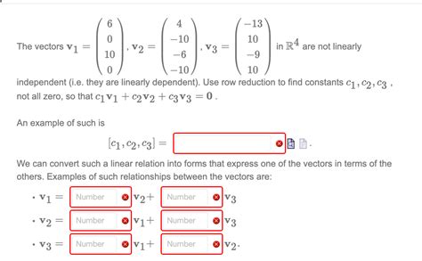 Solved The Vectors Chegg Com