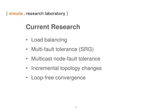 ppt multiple routing configurations ip fault tolerance using multi